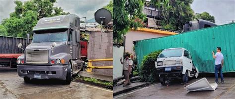 Conductor Pierde El Control Y Furgón Impacta Contra Una Casa Y Un