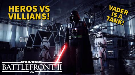 STAR WARS BATTLEFRONT II Heros Vs Villians Gameplay YouTube