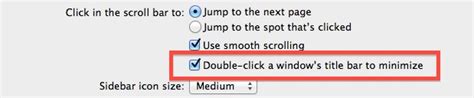 Quickly Minimize Windows In Mac OS X With A Keyboard Shortcut Or Double Click