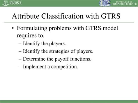 Ppt Classifying Attributes With Game Theoretic Rough Sets Powerpoint