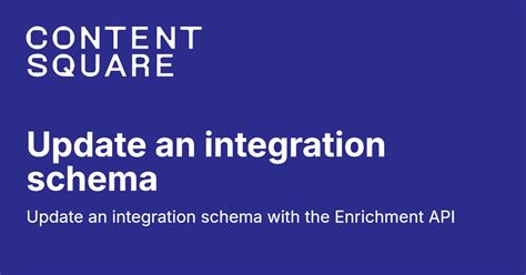 Update An Integration Schema Apis