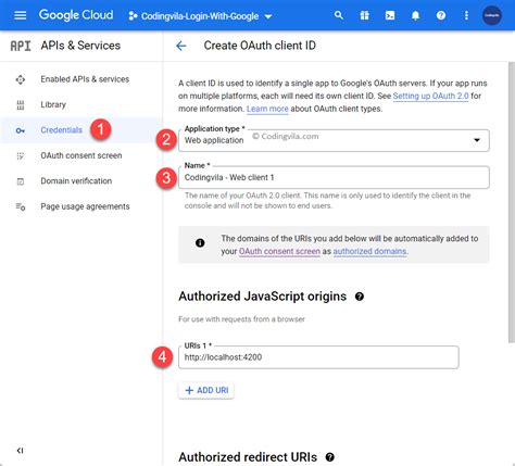 Angular Login With Google Using Oauth Codingvila