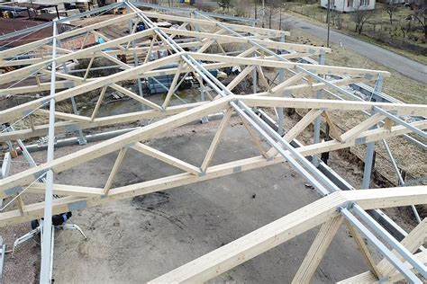 Timber Truss Project For Metal Component Factory Freimans