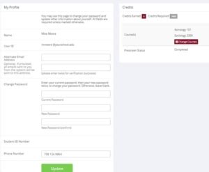 Changing Your Password And Other Information Sona Systems