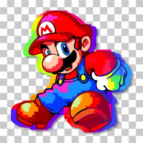 Super Mario Pixel Art
