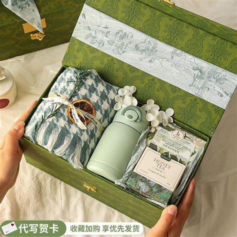 生日禮物送女生女朋友閨蜜實用伴娘伴郎高級感走心森係圍巾禮盒裝 蝦皮購物