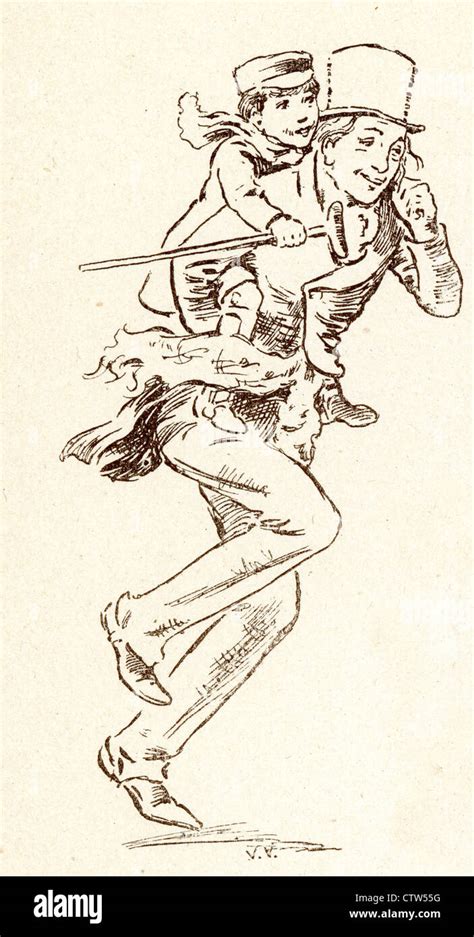 Bob Cratchit And Tiny Tim From A Christmas Carol By Charles Dickens Stock Photo Alamy