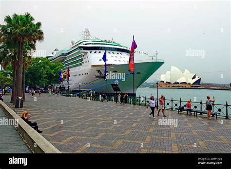Royal Caribbean Brilliance Of The Seas Cruise Ship In Sydney Australia