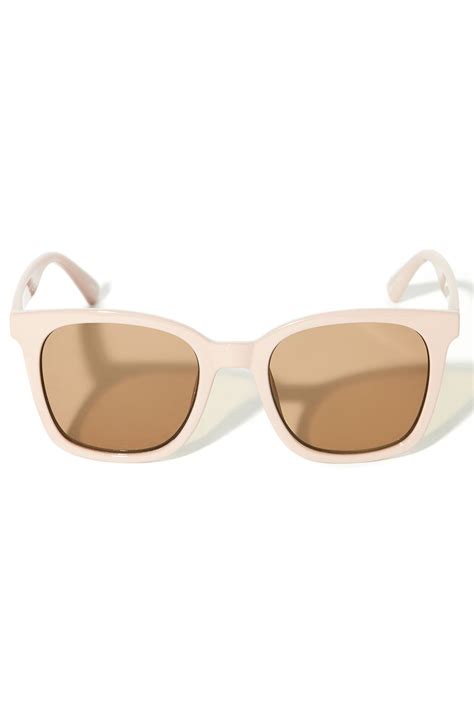 The Classic Look Sunglasses Nude Fashion Nova Sunglasses Fashion