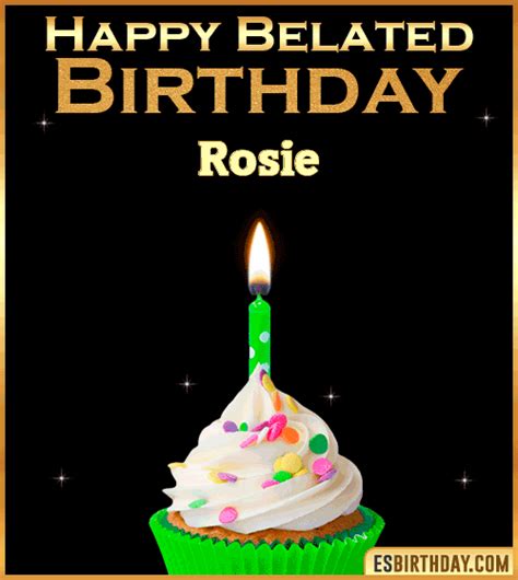 Happy Birthday Rosie  🎂 Images Animated Wishes【28 S】