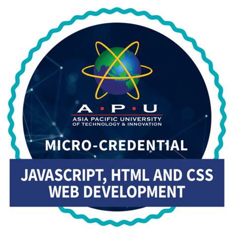 Javascript Html And Css Web Development Credly