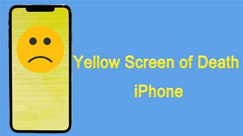 How To Fix Yellow Screen Of Death Iphone 2024 Tips