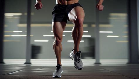 Premium Ai Image Strong Athletic Legs With Ripped Calf Muscle Of