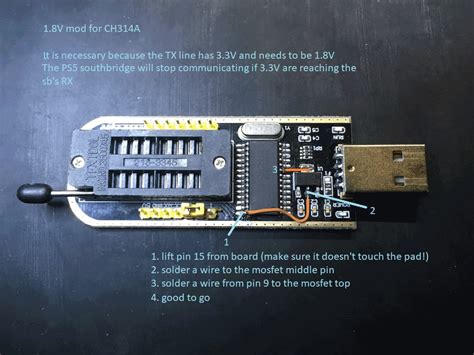 Ps Uart Usb Serial Reader Ch A V Mod Ps Tronicsfix