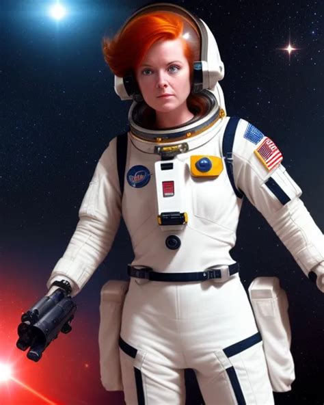 Character Futuristic Female Military Ai Photo Generator Starryai