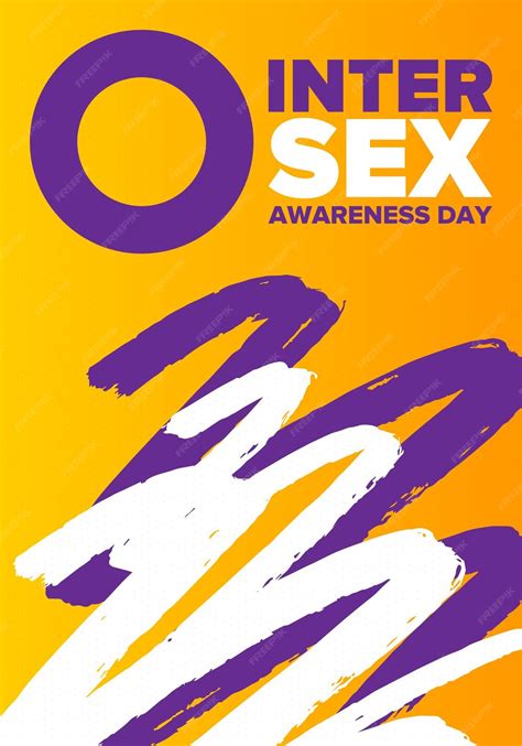 Premium Vector Intersex Awareness Day Human Rights Event Intersex