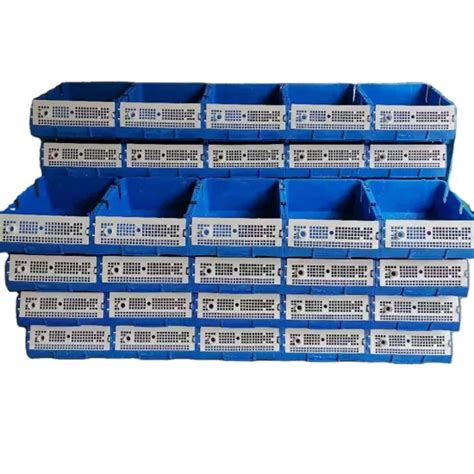 Plastic Crates Crab Lobster Aquaculture Folding Stackable Turnover Box