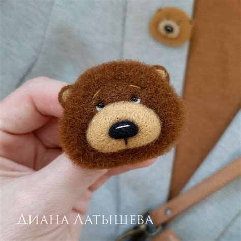 Брошь Мишка в интернет магазине на Ярмарке Мастеров Брошь булавка Белгород доставка по