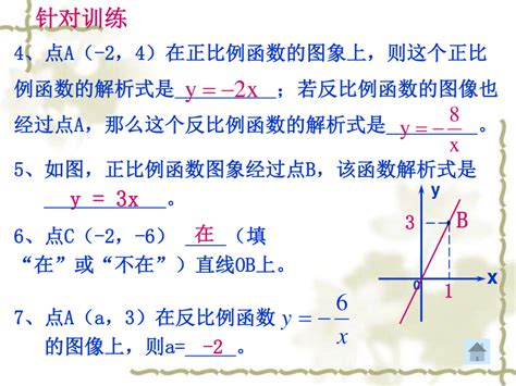 沪教版上海初中数学八年级第一学期 18 2 正比例 反比例函数的复习 课件24张 21世纪教育网
