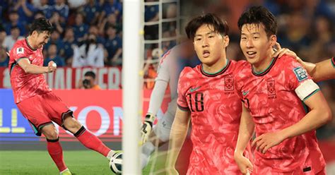 손흥민 이강인 합작골 축구대표팀 태국에 대승