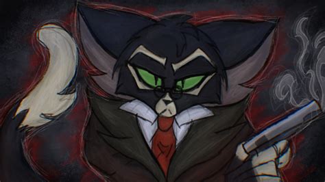 Edgy Cat With Gun By Spxcecabbage On Deviantart
