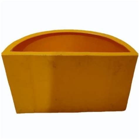 Yellow Half Round Plastic Flower Pot At ₹ 125 Piece Plastic Flower Pot In Bhubaneswar Id