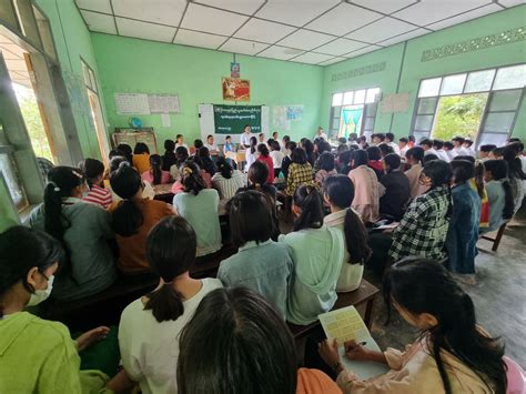 နောင်ချိုမြို့နယ် အမှတ် ၁ အခြေခံပညာအလယ်တန်းကျောင်းခွဲတွင် လူငယ်ရေးရာ
