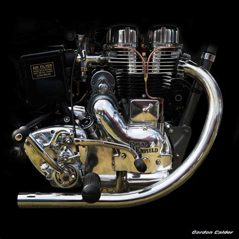 Royal Enfield Bike Engine Display Black Royal Enfield Engine Royal