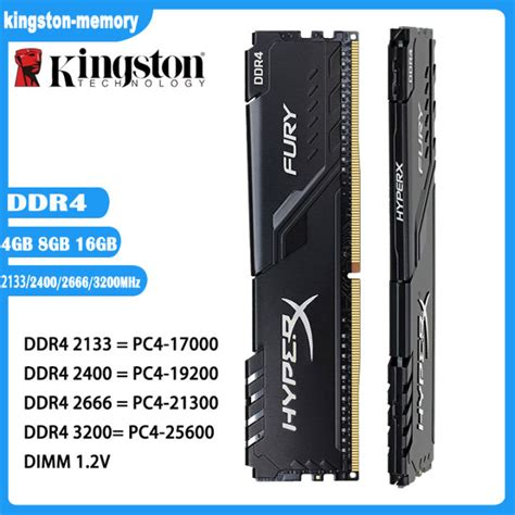 ram ddr4 4gb 8gb 16gb 2133 2400mhz 2666mhz 3200mhz desktop memory 1 2v