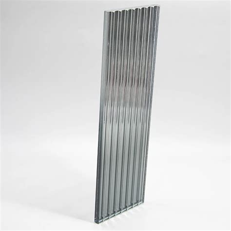 Vidrio Flotado Ultra Clear Corrugated Patterned Textured Fluted Figured