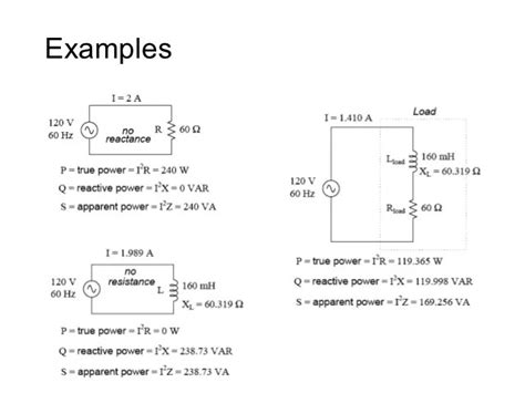 Inductive Reactance Formula Example