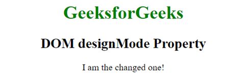 Html Propriété Designmode Du Dom Stacklima
