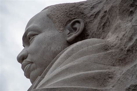 Dr Martin Luther King Jr Memorial Profile Close Up Editorial Photo