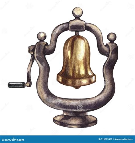 Steam Locomotive Bell Vintage Metal Retro Steam Locomotive Bell