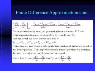 FINITE DIFFERENCE Using Numerical Method Ppt Physics Science
