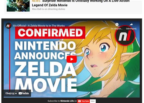 Legend Of Zelda Live Action Movie Confirmed Gen Discussion Comic