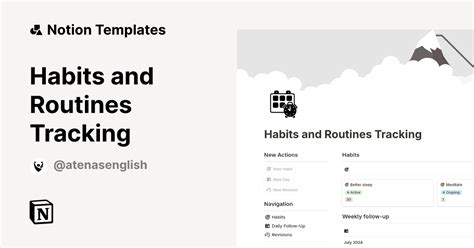 Habits And Routines Tracking Template Notion Marketplace