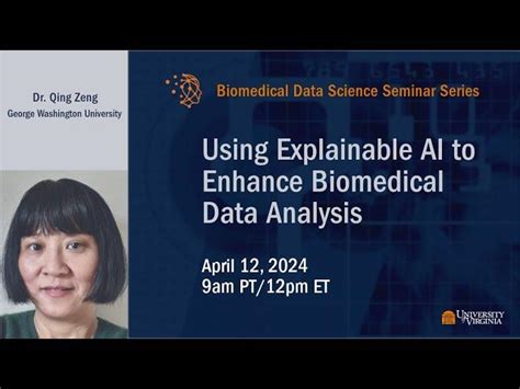 Join Us For Our Next Seminar With Dr Biomedical Data Science Innovation Lab