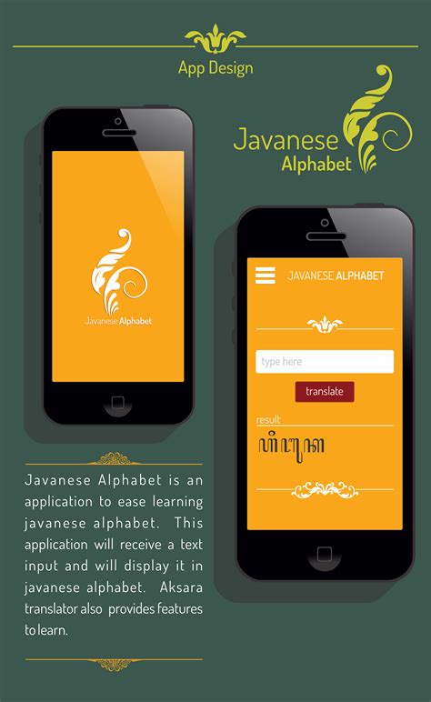 Javanese Alphabet UI Design On Behance