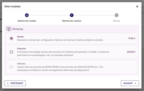 Configurer les modules et les membres de mon équipe Lyra System