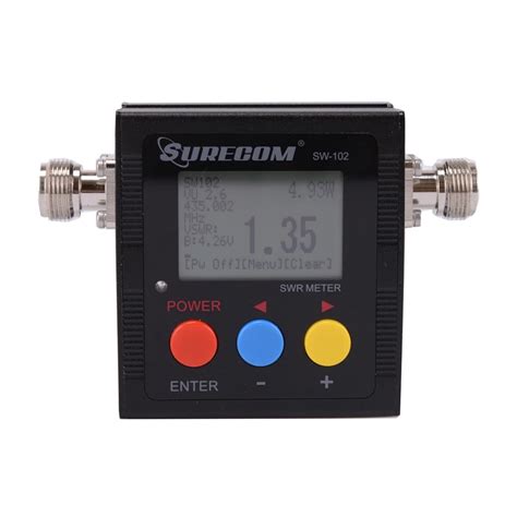 409shop Product Sw 102 Sw102 Vswr 125mhz~525mhz N Connectormeter With