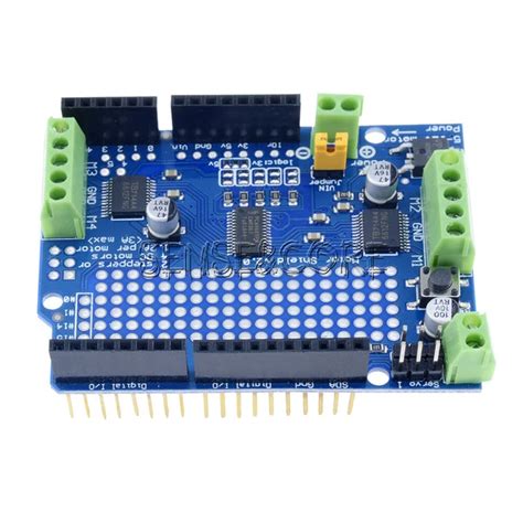 I2c Tb6612 Stepper Motor Pca9685 Servo Driver Shield V2 For Arduino Robot Pwm Eur 14 01