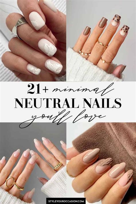 Are You Looking For Minimal Classic And Trendy Neutral Nails For Fall