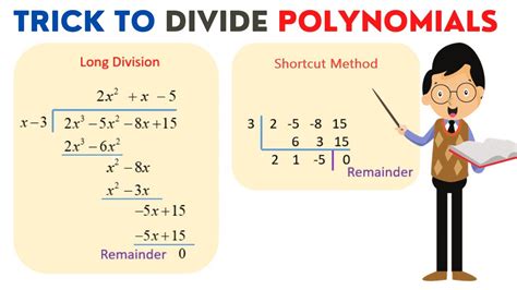 Division Of Polynomials Trick Polynomials Synthetic Division