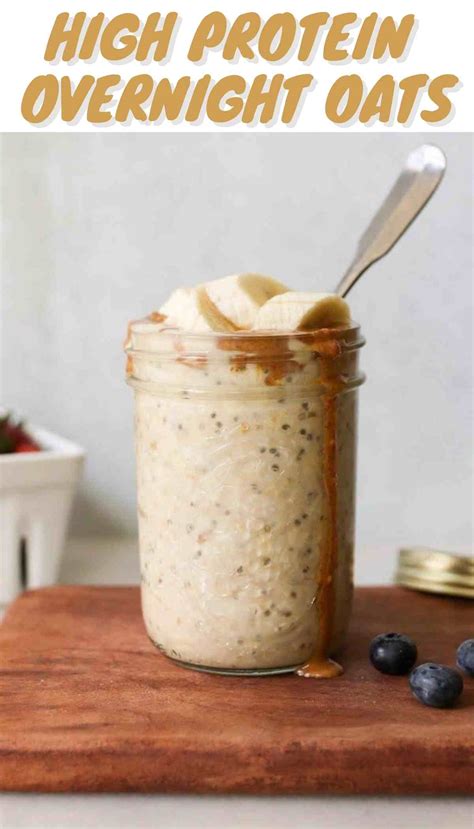 High Protein Overnight Oats Cook At Home Mom