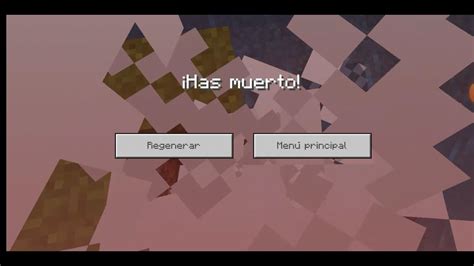 Mi Primera Muerte En Minecraft ☠️ Youtube
