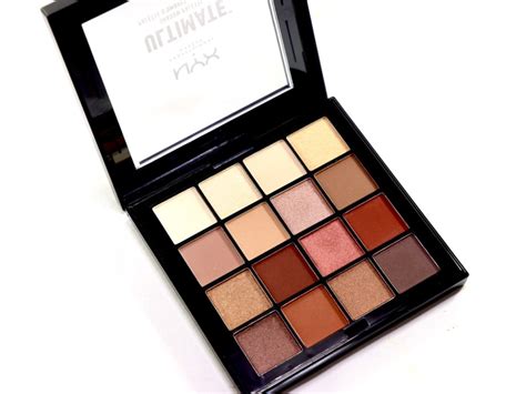 NYX Warm Neutrals Ultimate Shadow Palette Review Swatches