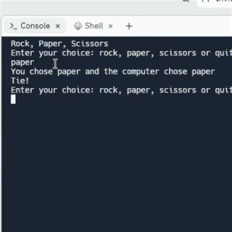 Python Rock Paper Scissors Play The Easy And Fun Game Shorts Coding Shortsvideo Youtube