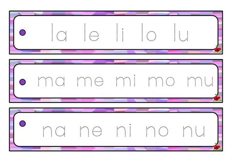 Mi Llaverito De Caligrafía Con Sílabas