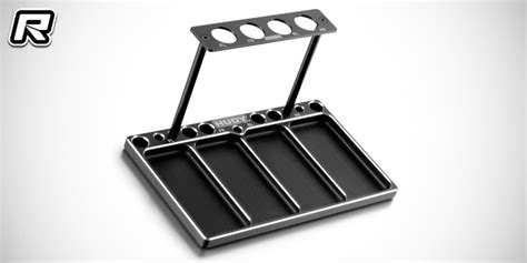 Red Rc Hudy Off Road Diff Shock Absorber Alloy Tray